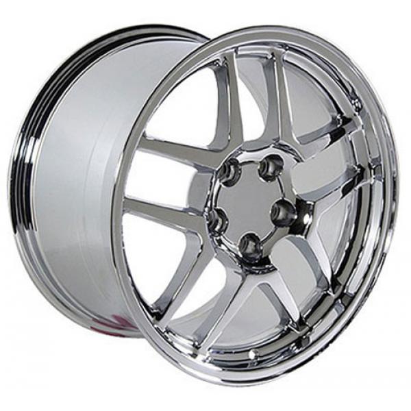 88-96 WHEEL (C5 Z06 STYLE CHROME) 17X9.5 | Volunteer Vette Corvette Parts