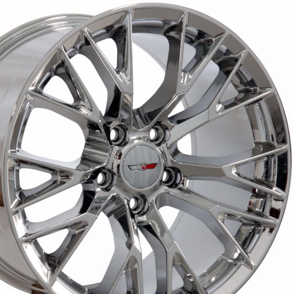 88-96 WHEEL (C7 Z06 STYLE CHROME) 17X9.5 | Volunteer Vette Corvette Parts