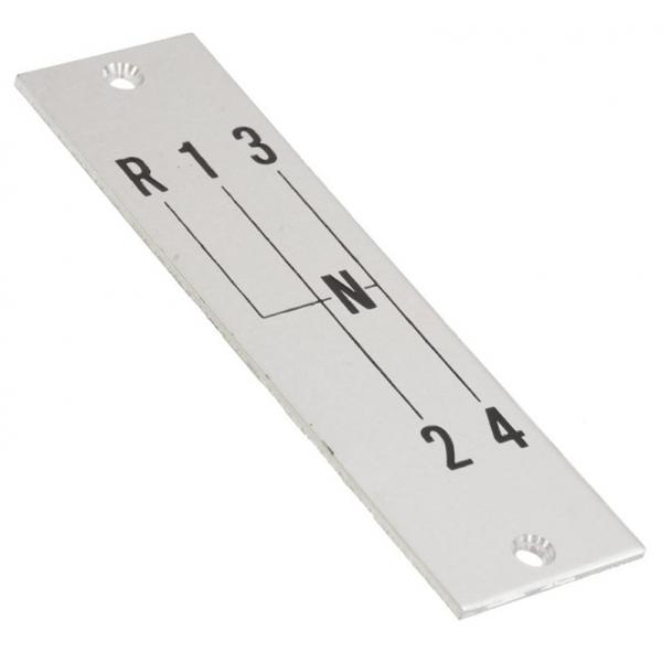 57-58 SHIFTER INDICATOR PLATE-4-SPEED | Volunteer Vette Corvette Parts