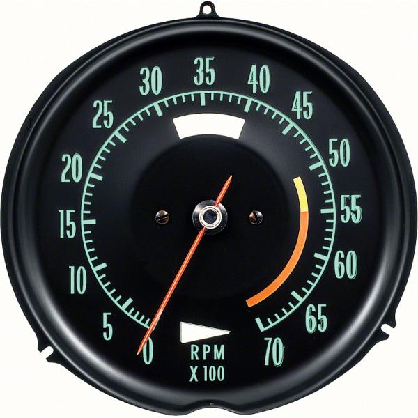 68-71 TACH GAUGE (5500 REDLINE) | Volunteer Vette Corvette Parts