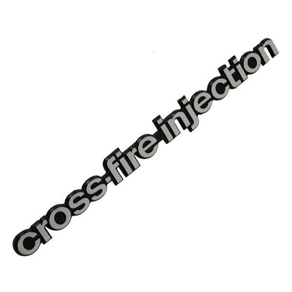 82 SIDE CROSSFIRE INJECTION EMBLEM | Volunteer Vette Corvette Parts
