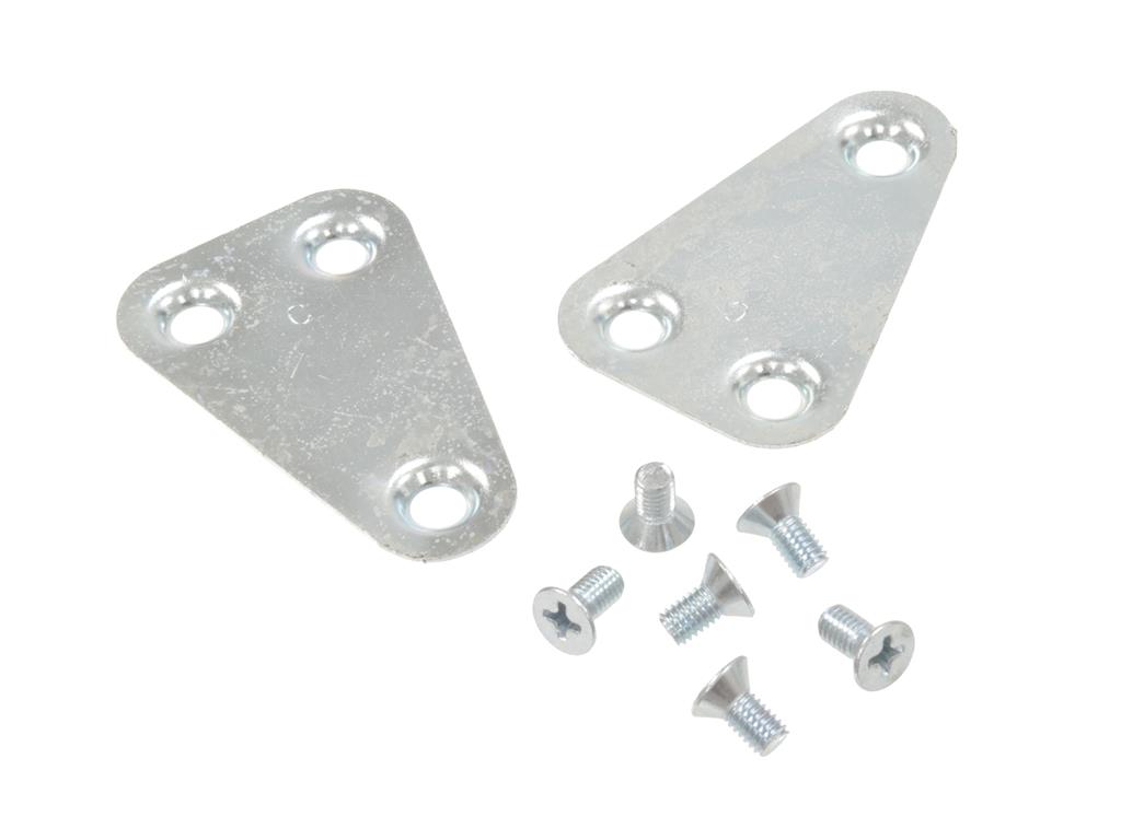 56-62 DOOR LOCK PIVOT RETAINER PLATE & SCREWS | Volunteer Vette ...