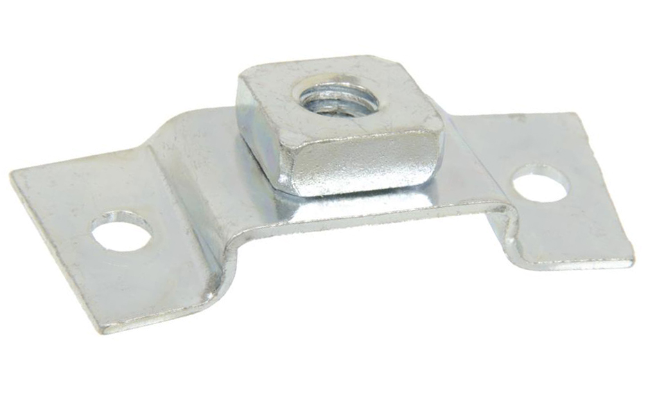 56-62 GAS TANK STRAP NUT PLATE - REAR (UNDERBODY) | Volunteer Vette ...