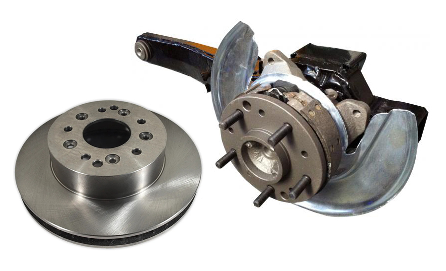 65-75 REBUILT TRAILING ARM ASSEMBLY (LH) W/ROTOR | Volunteer Vette ...